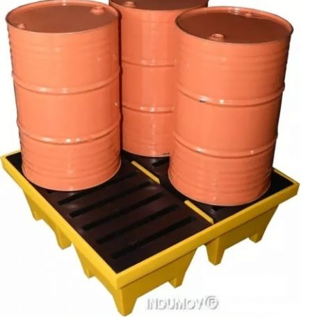 Bateas Antiderrames de Plastico Para tambores | INDUMOV®